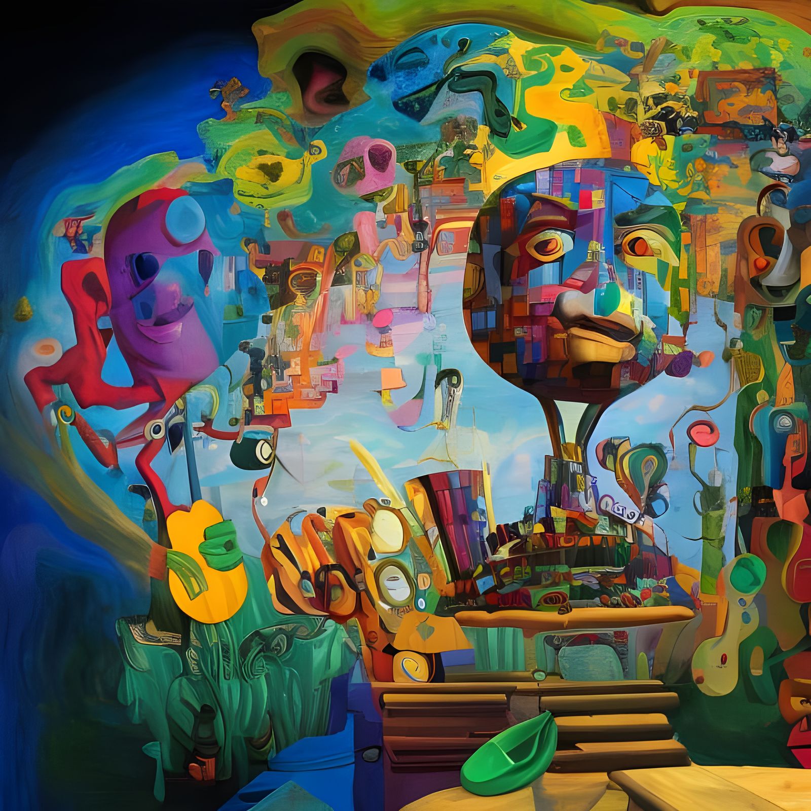 Finally - a Band: Colorful Front/Singer: Garish Guitarist: HUGE in the ...