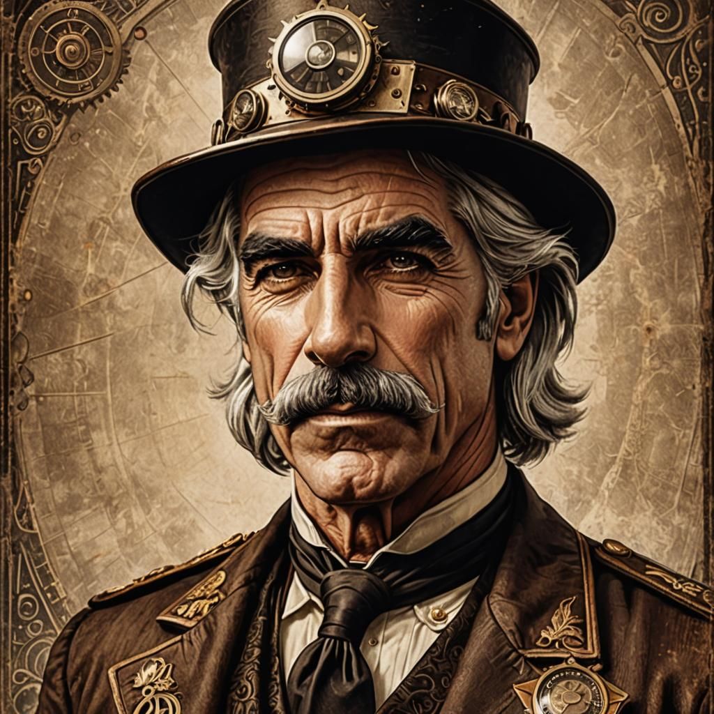 "Steampunk Sam" - AI Generated Artwork - NightCafe Creator