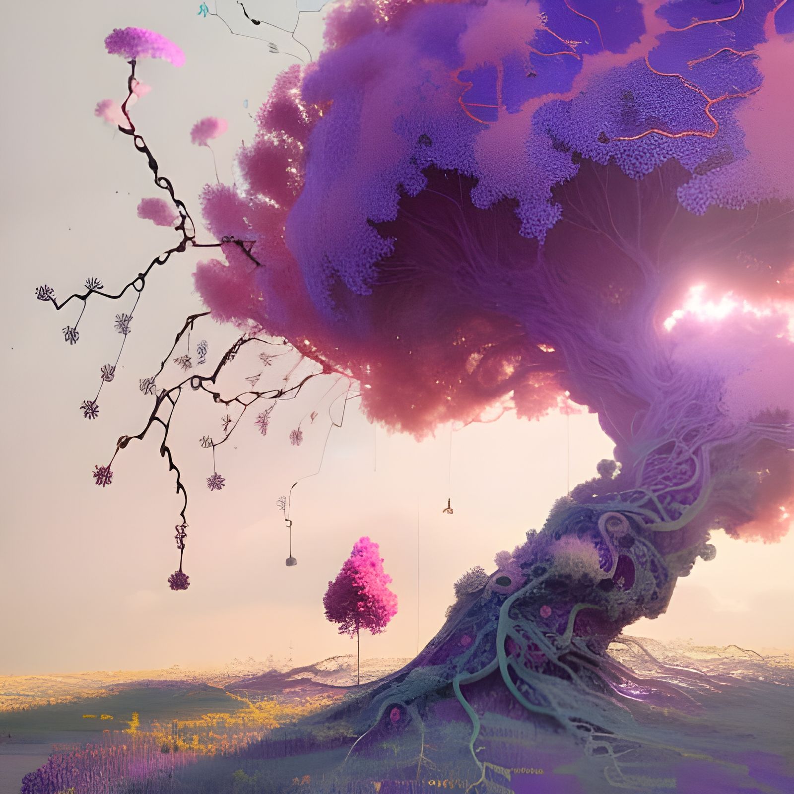 Synapse tree - AI Generated Artwork - NightCafe Creator