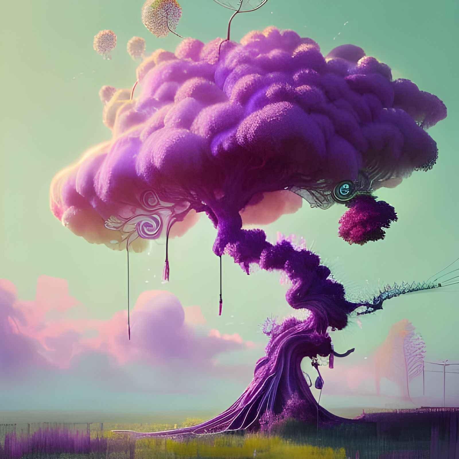 Synapse tree - AI Generated Artwork - NightCafe Creator