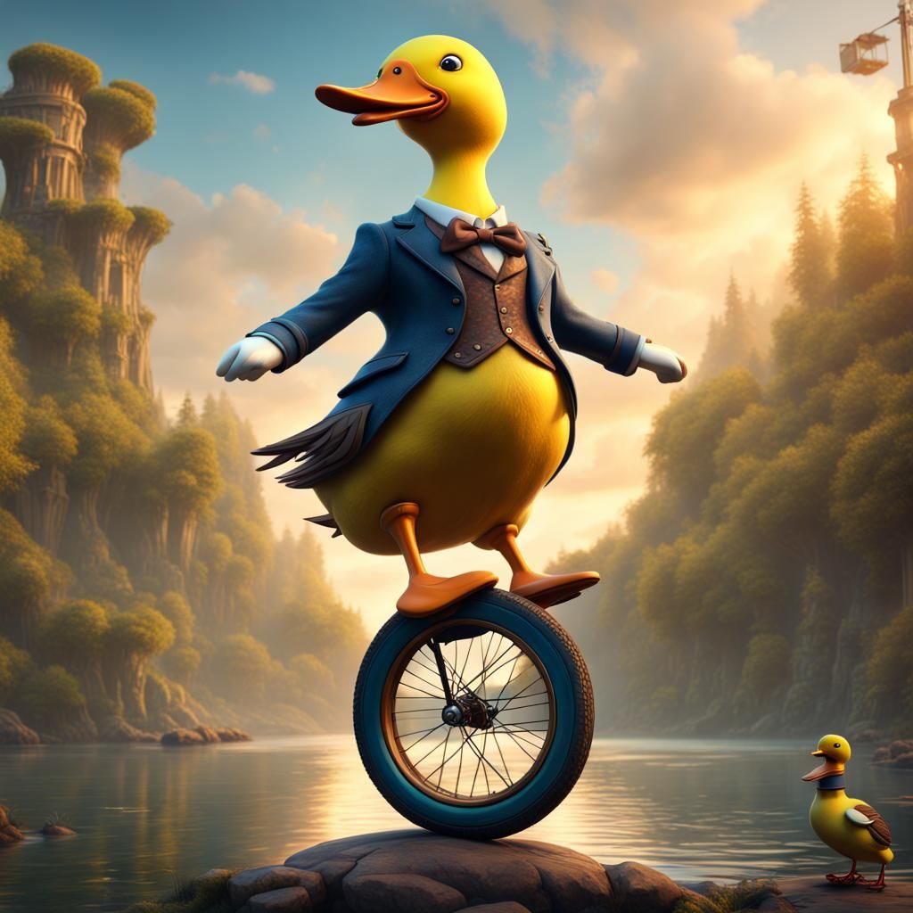 Circus Duck - AI Generated Artwork - NightCafe Creator