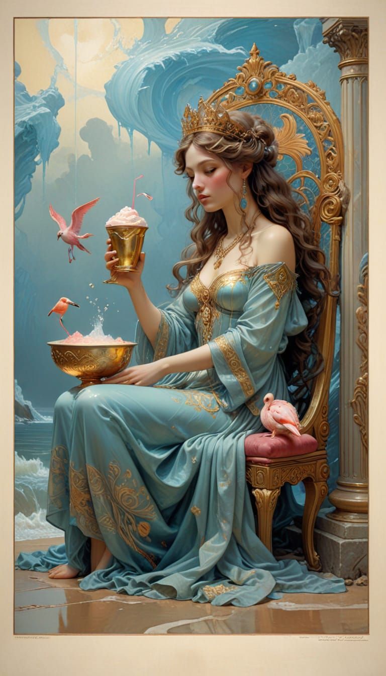 A 2nd evolution of -Queen of Cups- by The Etheral Forge @Ethereal_Forge