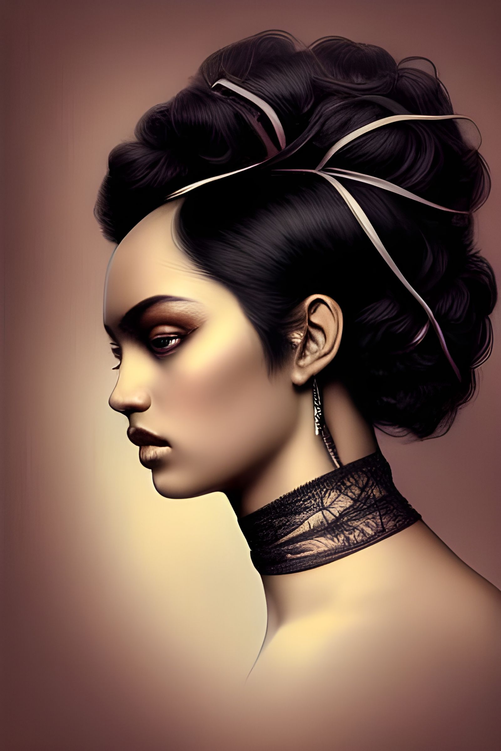 Updo - AI Generated Artwork - NightCafe Creator