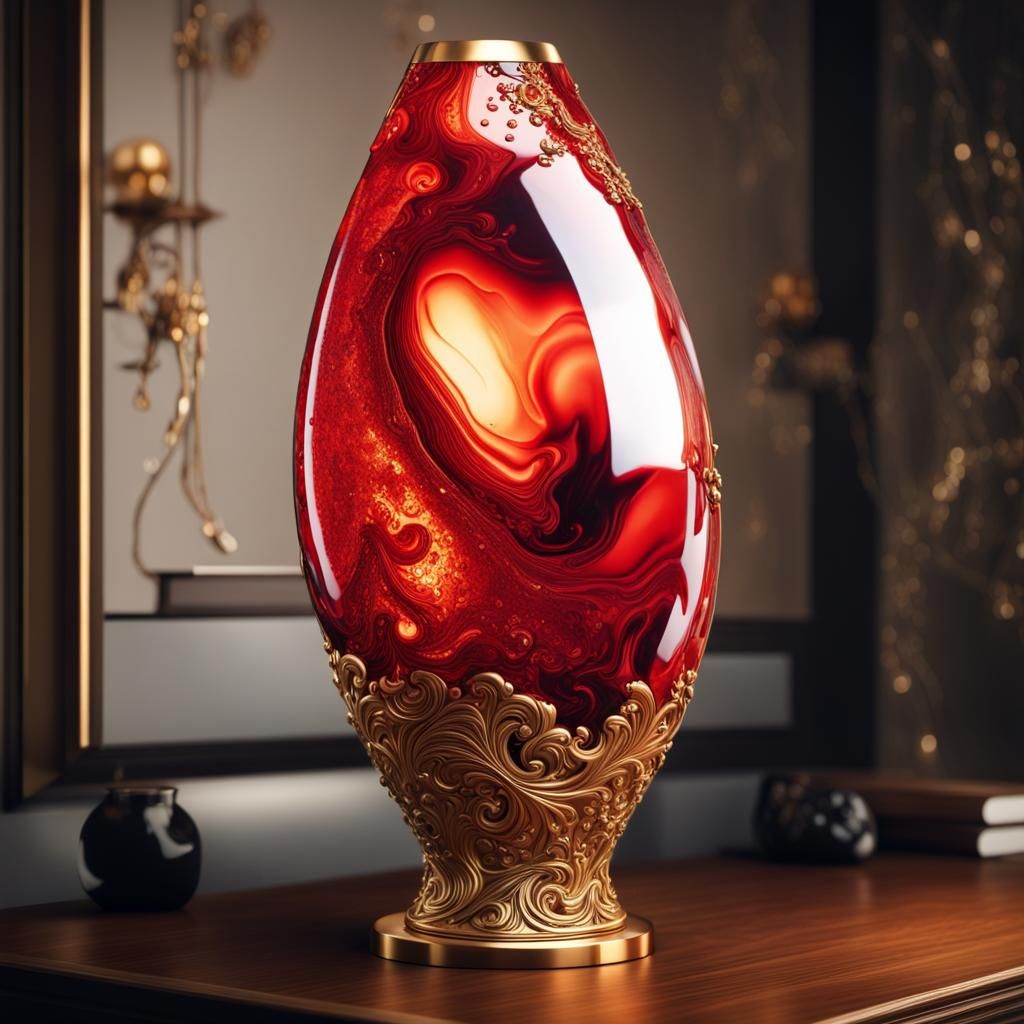 a posh lava lamp - AI Generated Artwork - NightCafe Creator
