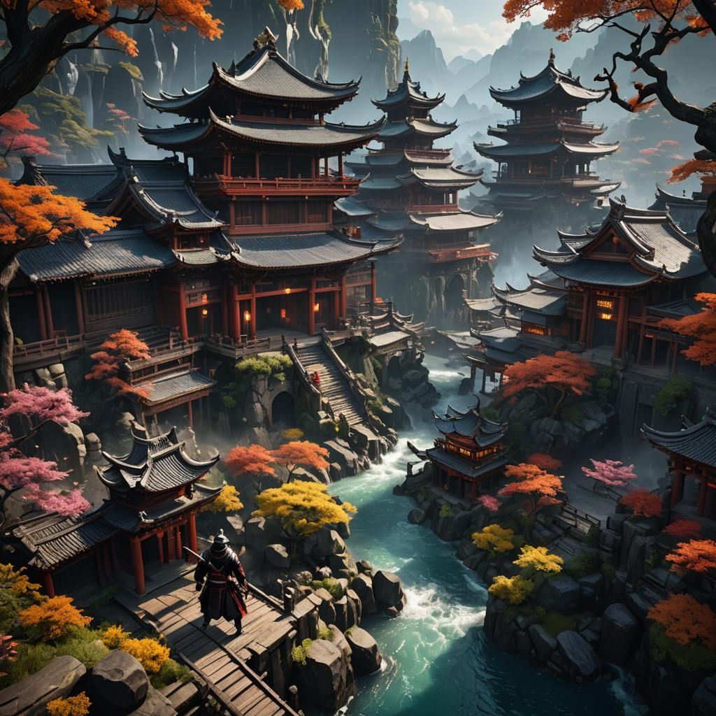 Ninja Kamui Zai - AI Generated Artwork - NightCafe Creator