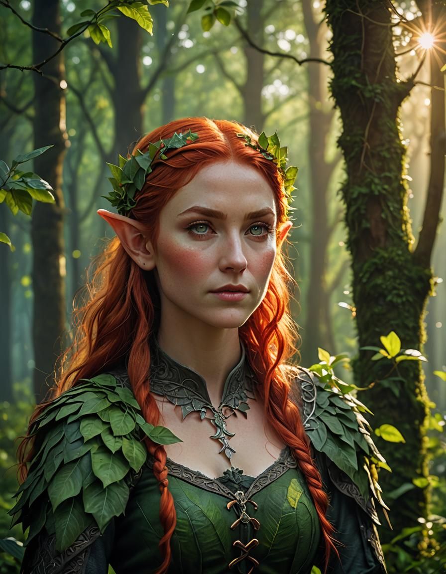 Elf in the Glen 4 - AI Generated Artwork - NightCafe Creator