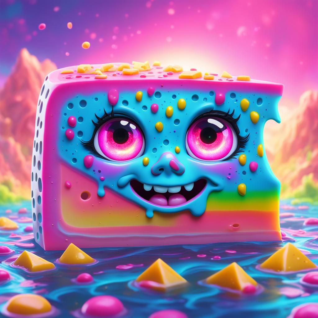 ...because rainbow cheese 'things' are people too! - AI Generated ...