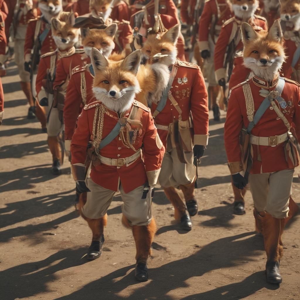 Foxes on the March - Foxes on the March