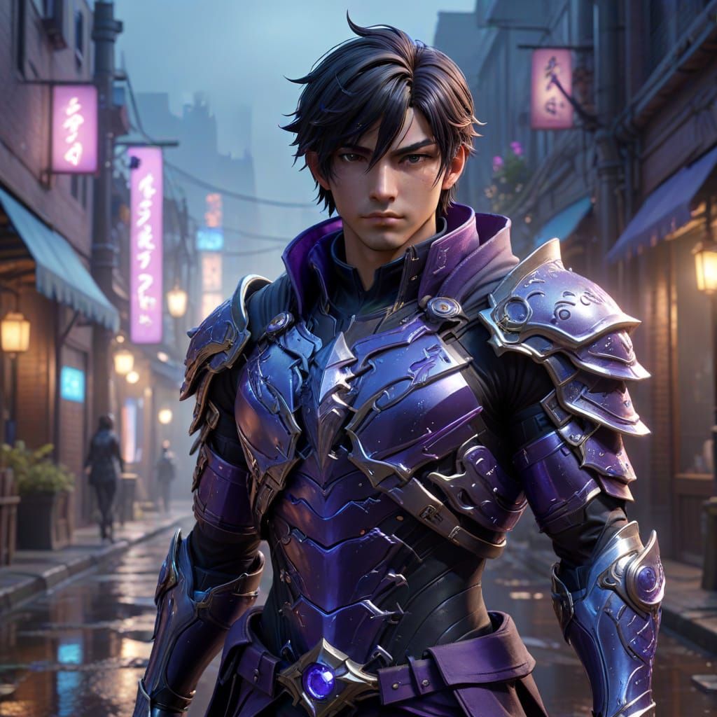 handsome assassin with shadow aura - Mysterious Assassin in ...