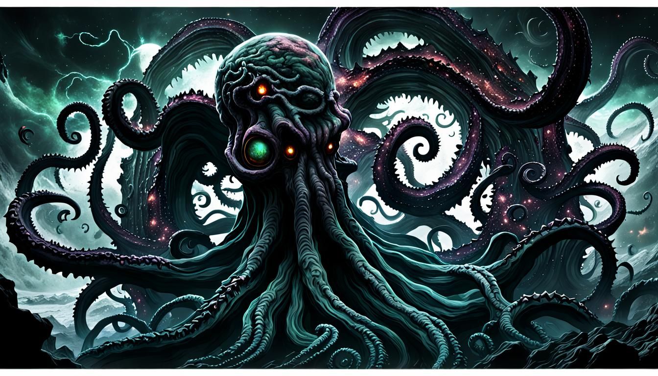Lovecraftian Entity - AI Generated Artwork - NightCafe Creator