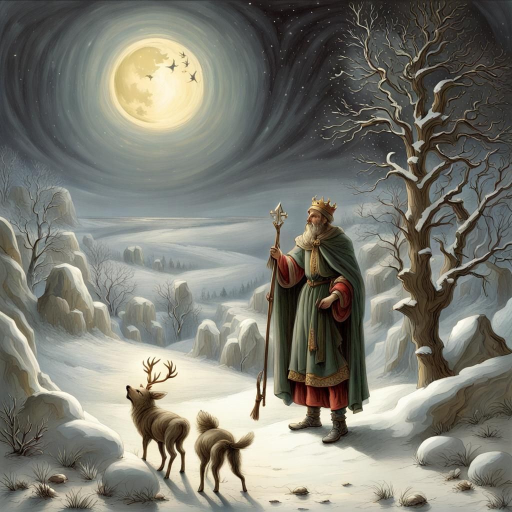 Good King Wenceslas - AI Generated Artwork - NightCafe Creator