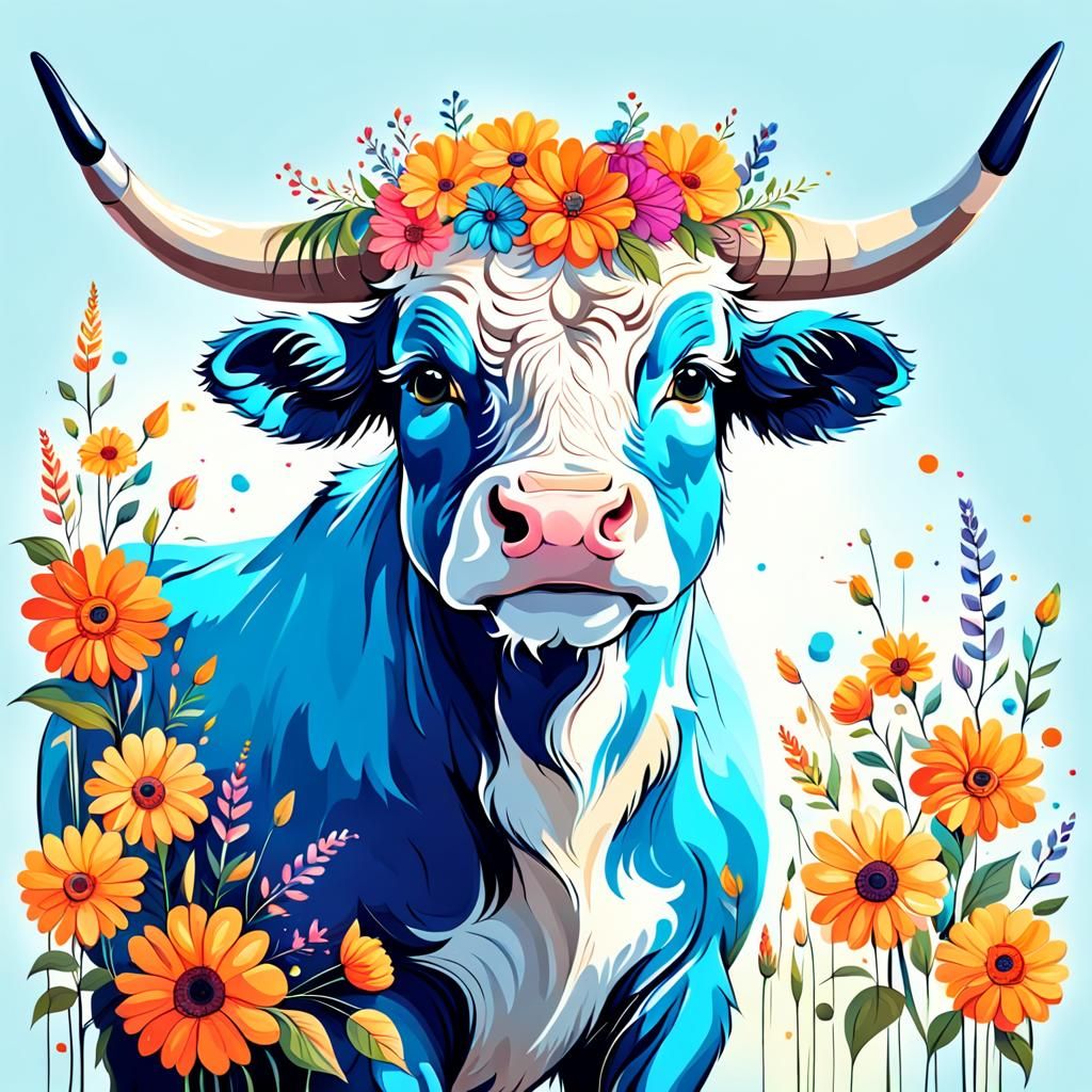 Cows - AI Generated Artwork - NightCafe Creator