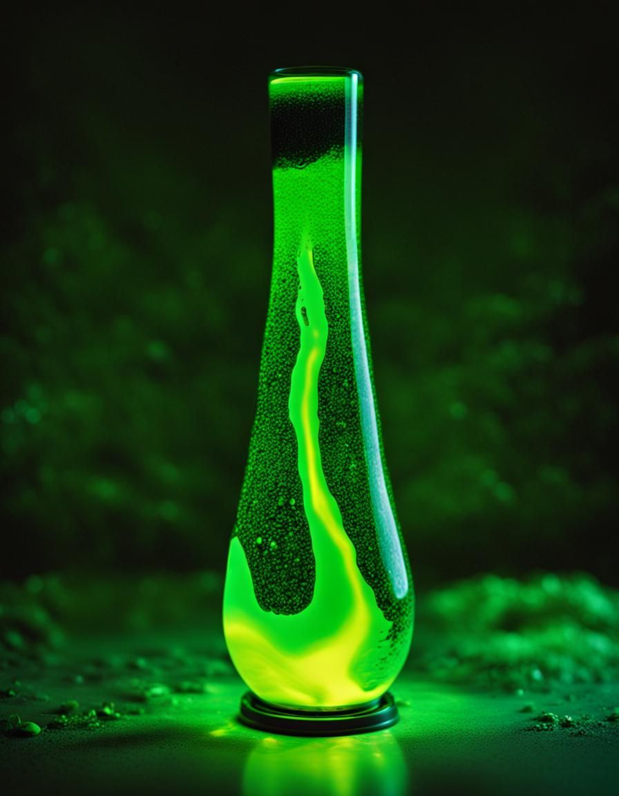 Radioactive Lava Lamp - AI Generated Artwork - NightCafe Creator