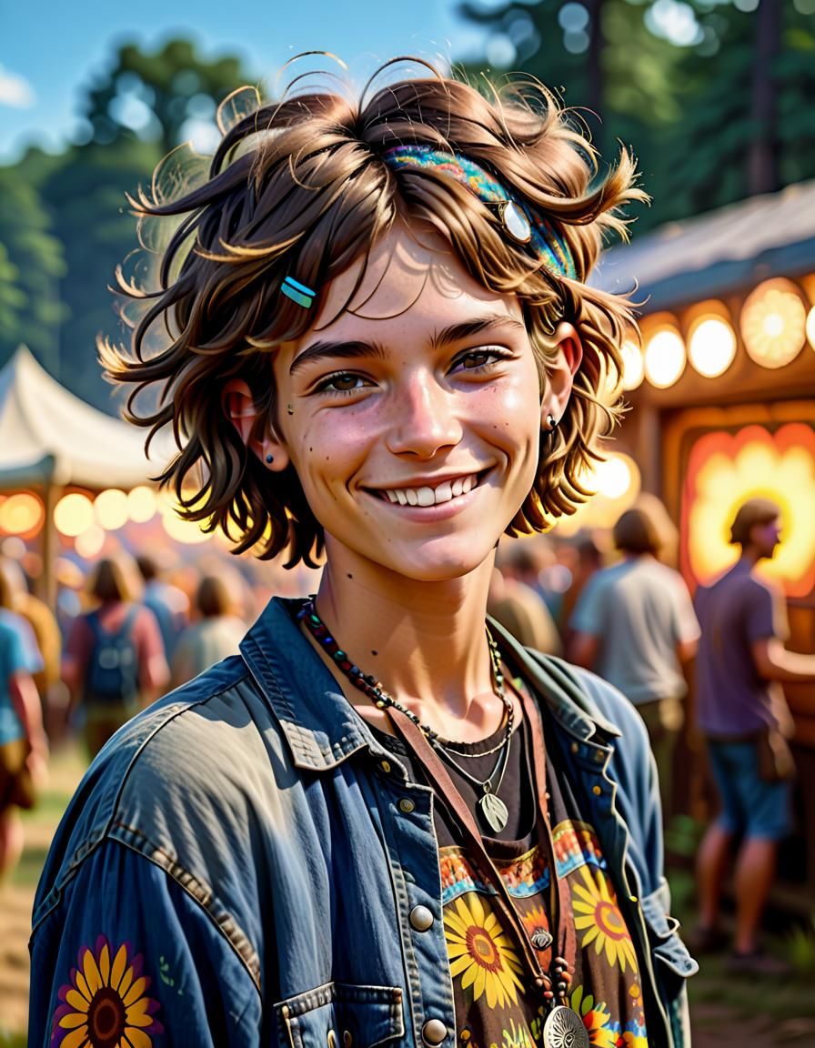 Hippie Festival - AI Generated Artwork - NightCafe Creator