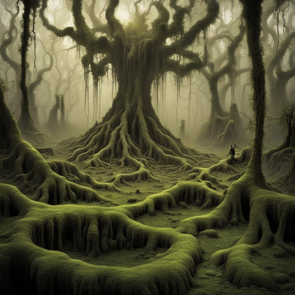 Jungle Marsh - AI Generated Artwork - NightCafe Creator