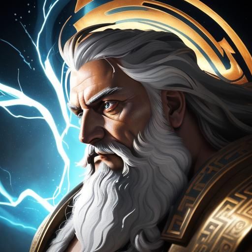 Zeus father of gods - AI Generated Artwork - NightCafe Creator