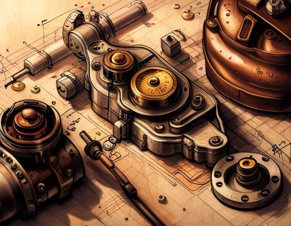 Dieselpunk Knuter Valve - AI Generated Artwork - NightCafe Creator
