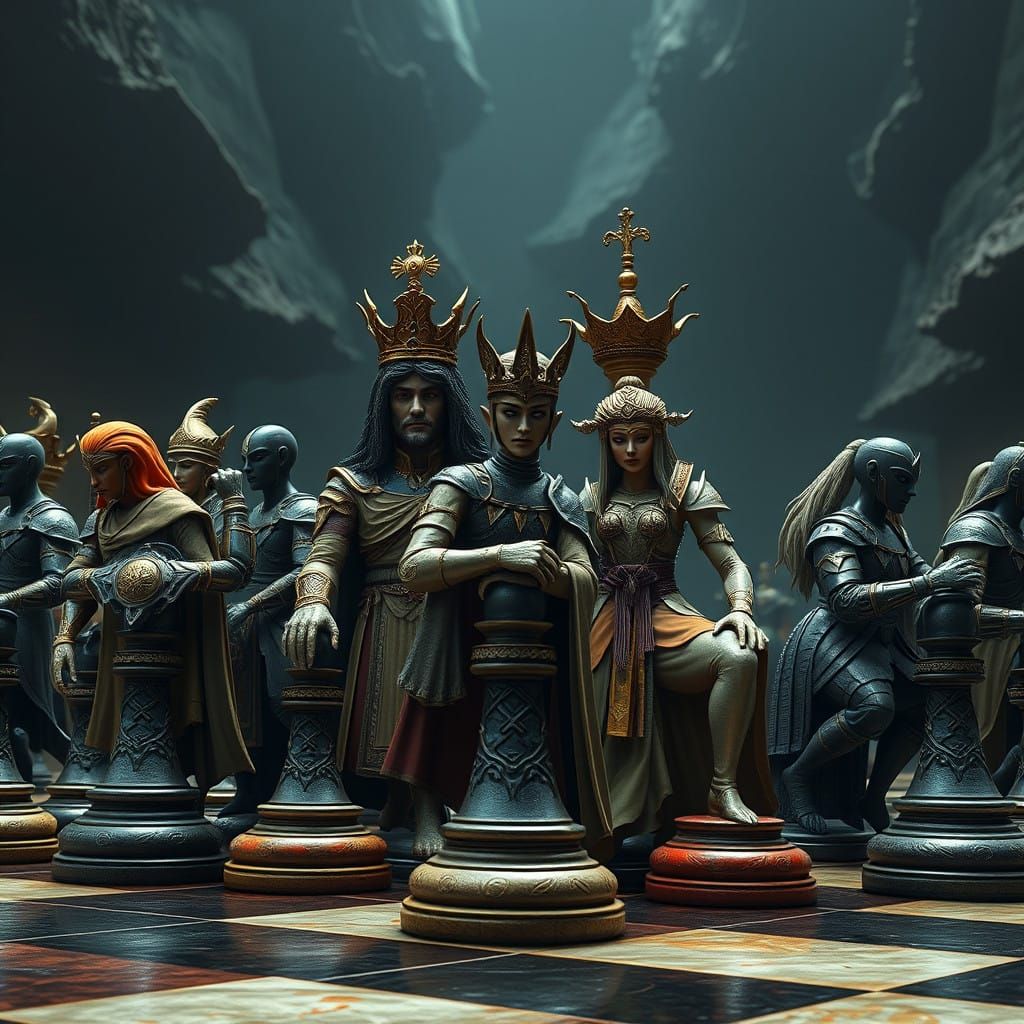 Chess in real version - Epic Fantasy Chess Scene in Unreal ...