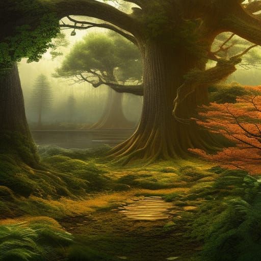 Magical forest! - AI Generated Artwork - NightCafe Creator