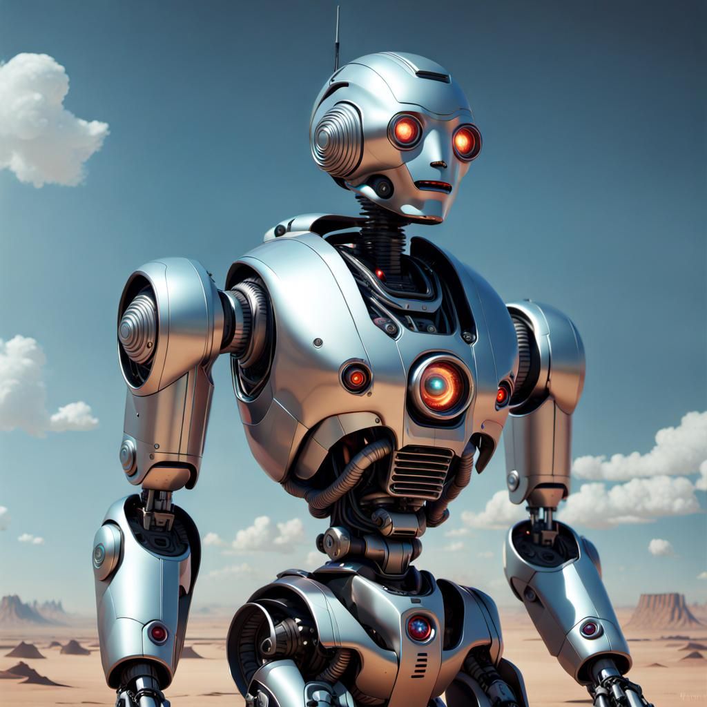 RetroBot 3300 - AI Generated Artwork - NightCafe Creator