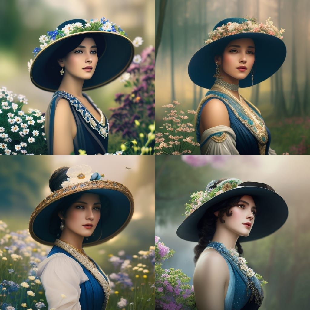 Edwardian Ladies - AI Generated Artwork - NightCafe Creator