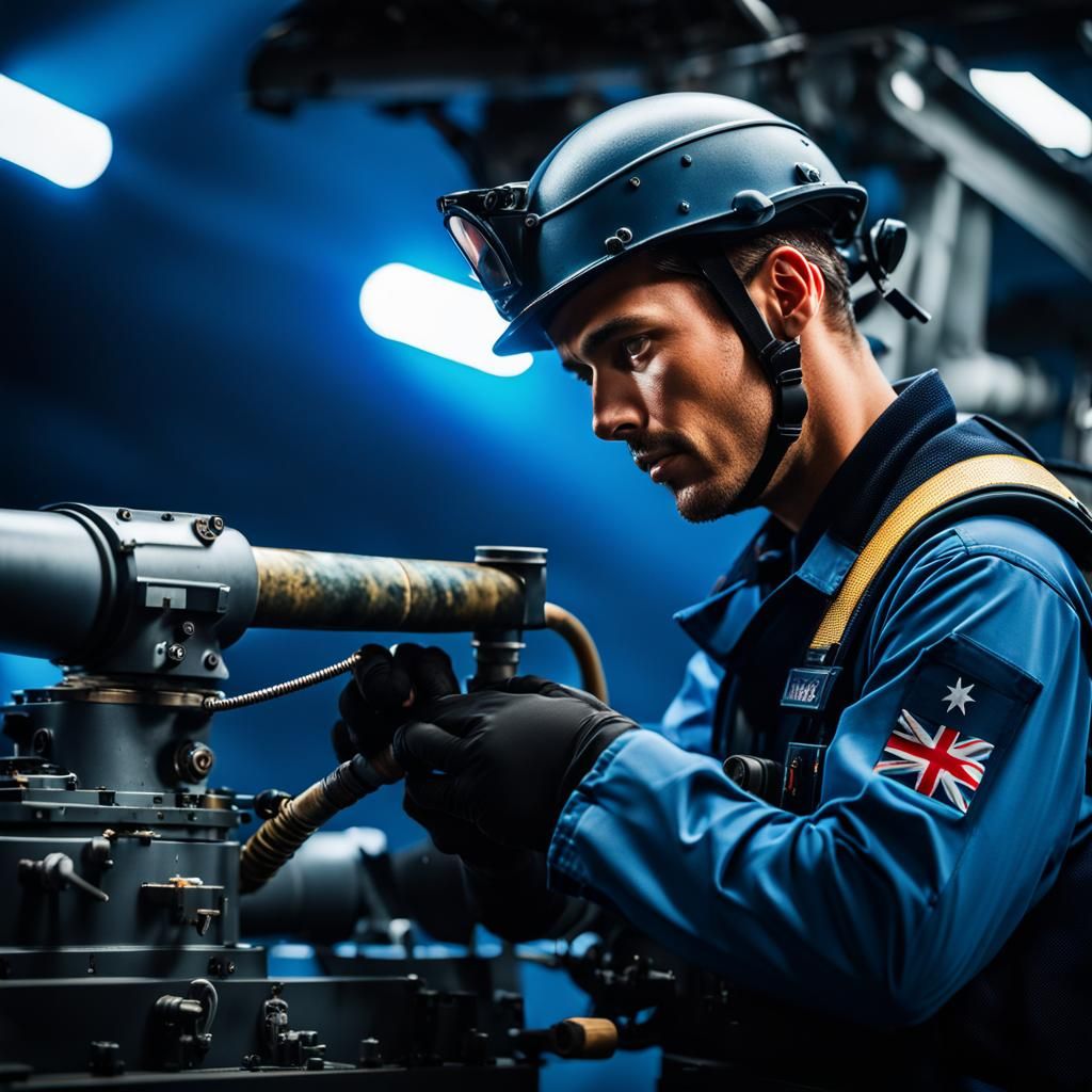 The Navy Engineer #2 - AI Generated Artwork - NightCafe Creator