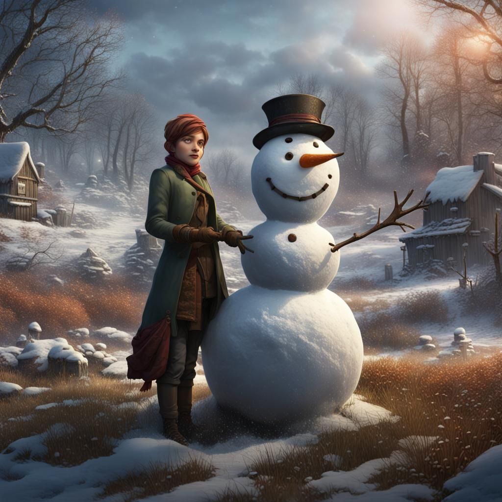 In the meadow, we can build a snowman We'll pretend that he is Parson ...