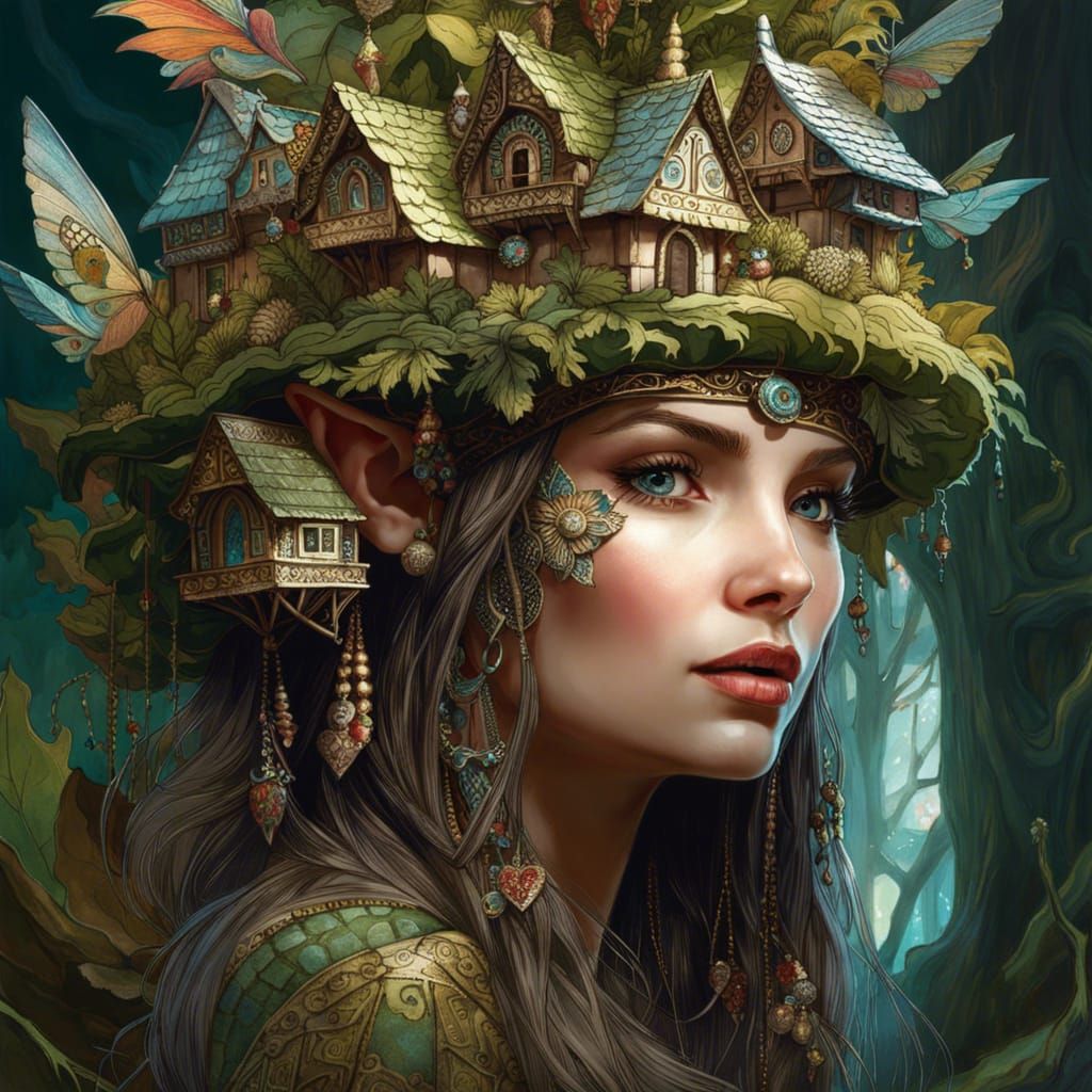 mini countryside village - AI Generated Artwork - NightCafe Creator