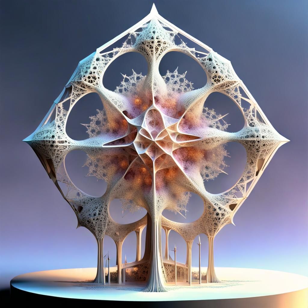 Star Cathedral Architectural Model!!!! - AI Generated Artwork ...