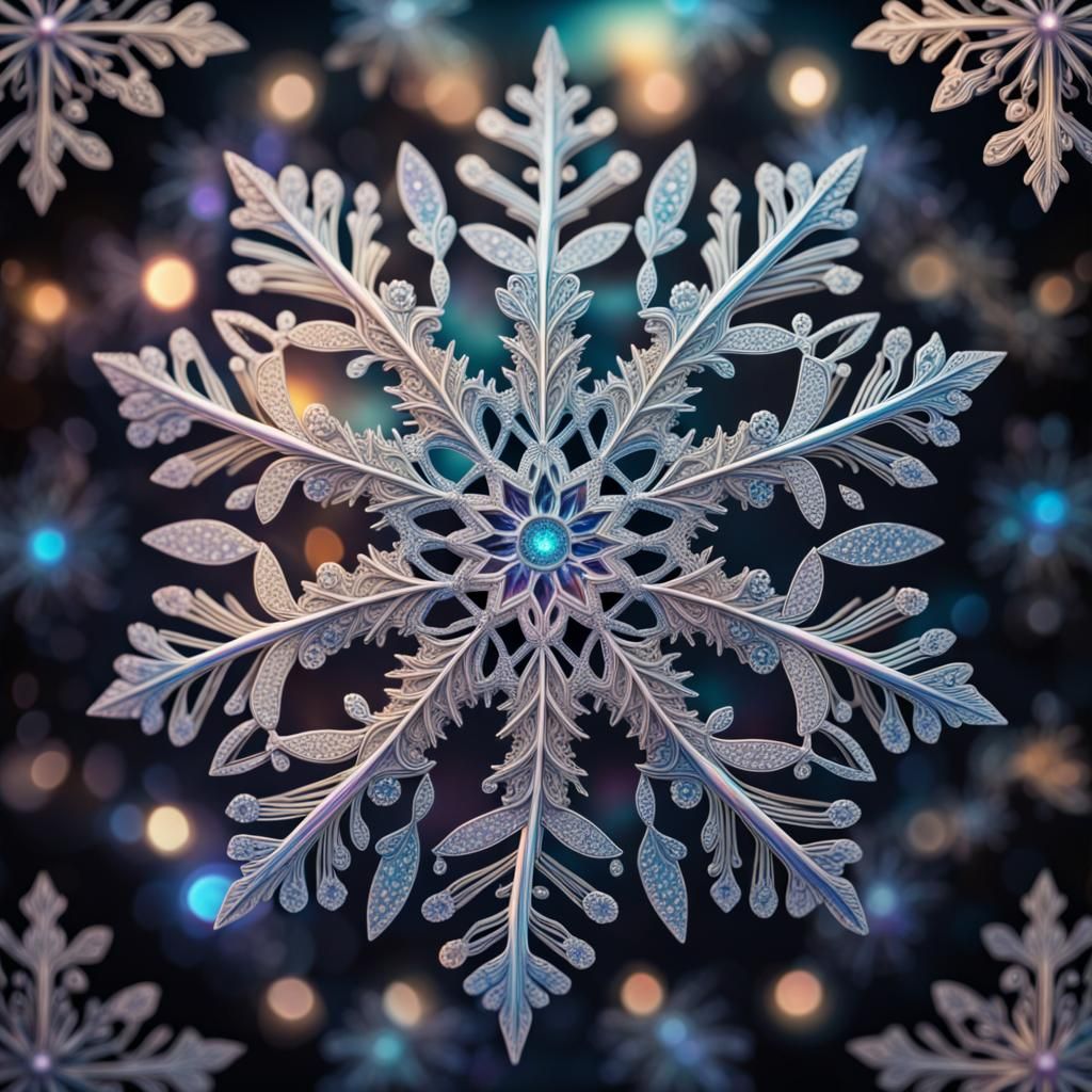snowflake - AI Generated Artwork - NightCafe Creator
