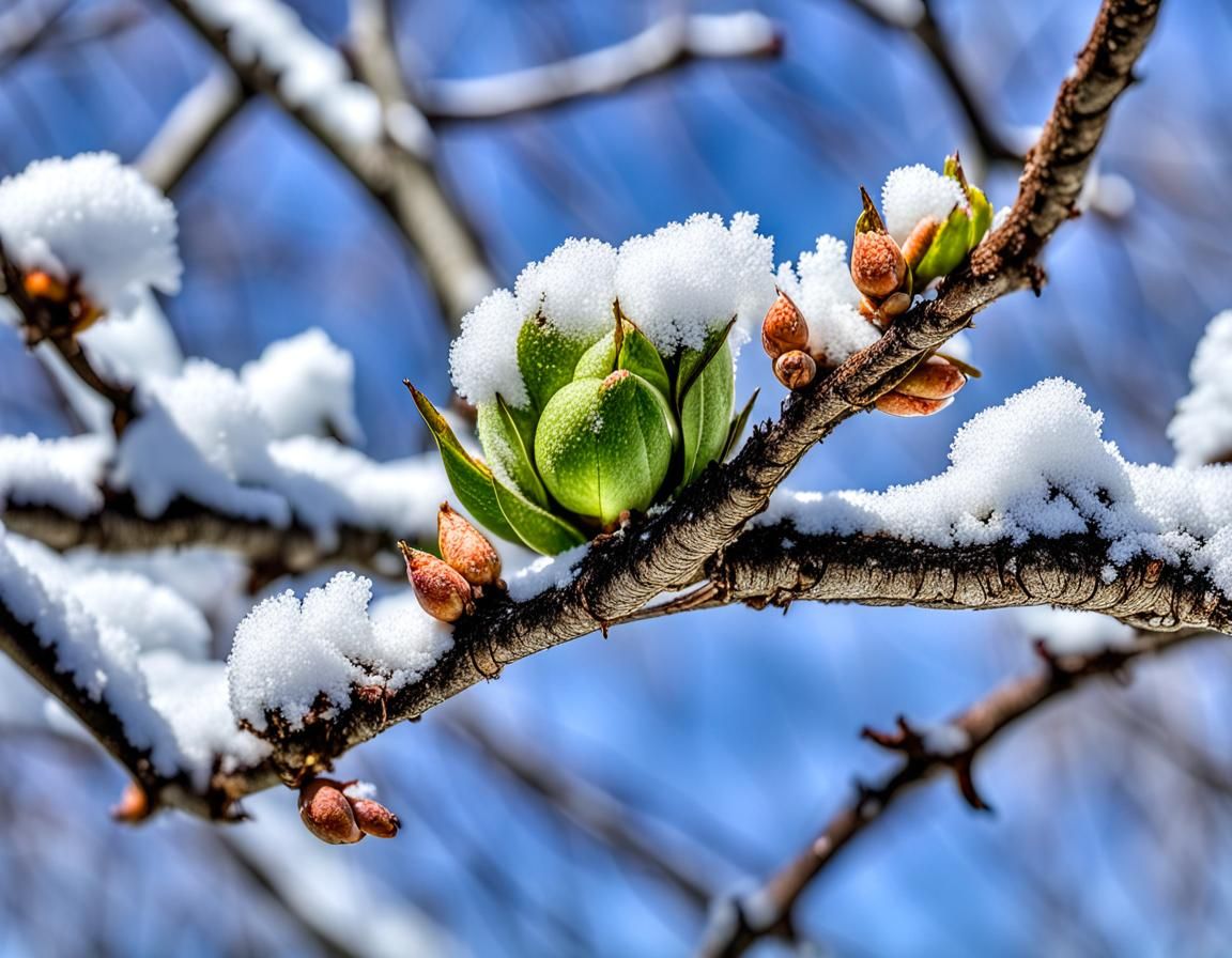 First sign of spring - AI Generated Artwork - NightCafe Creator