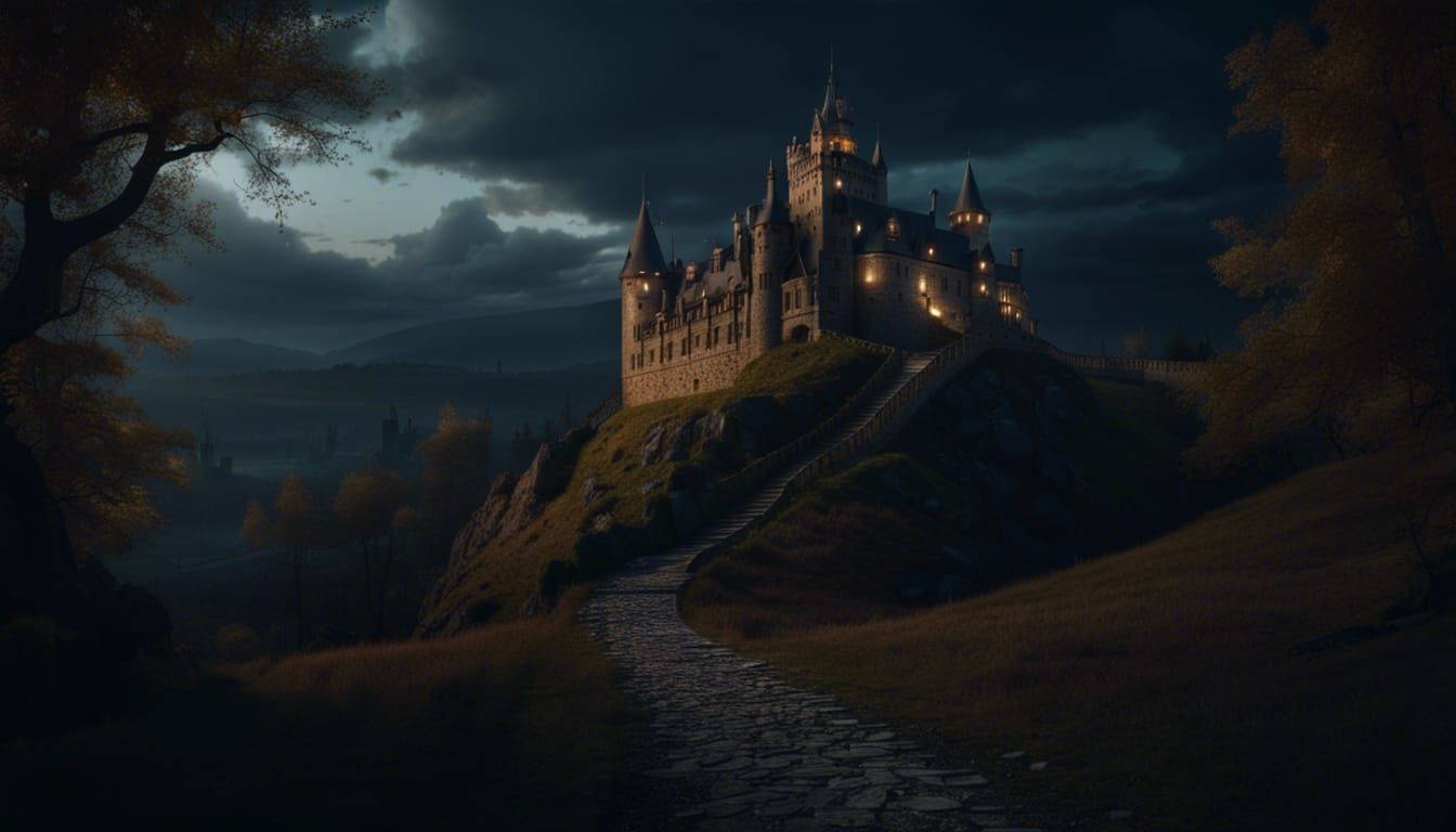The Dark Castle 2 - AI Generated Artwork - NightCafe Creator