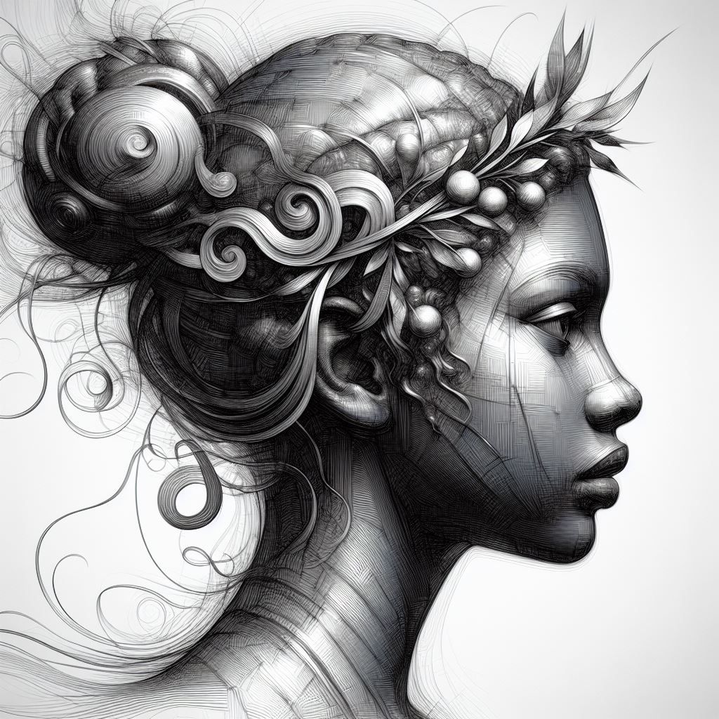 D3 Beautiful Bust - AI Generated Artwork - NightCafe Creator