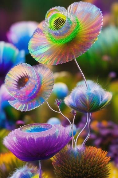 Otherworldly Flower - AI Generated Artwork - NightCafe Creator