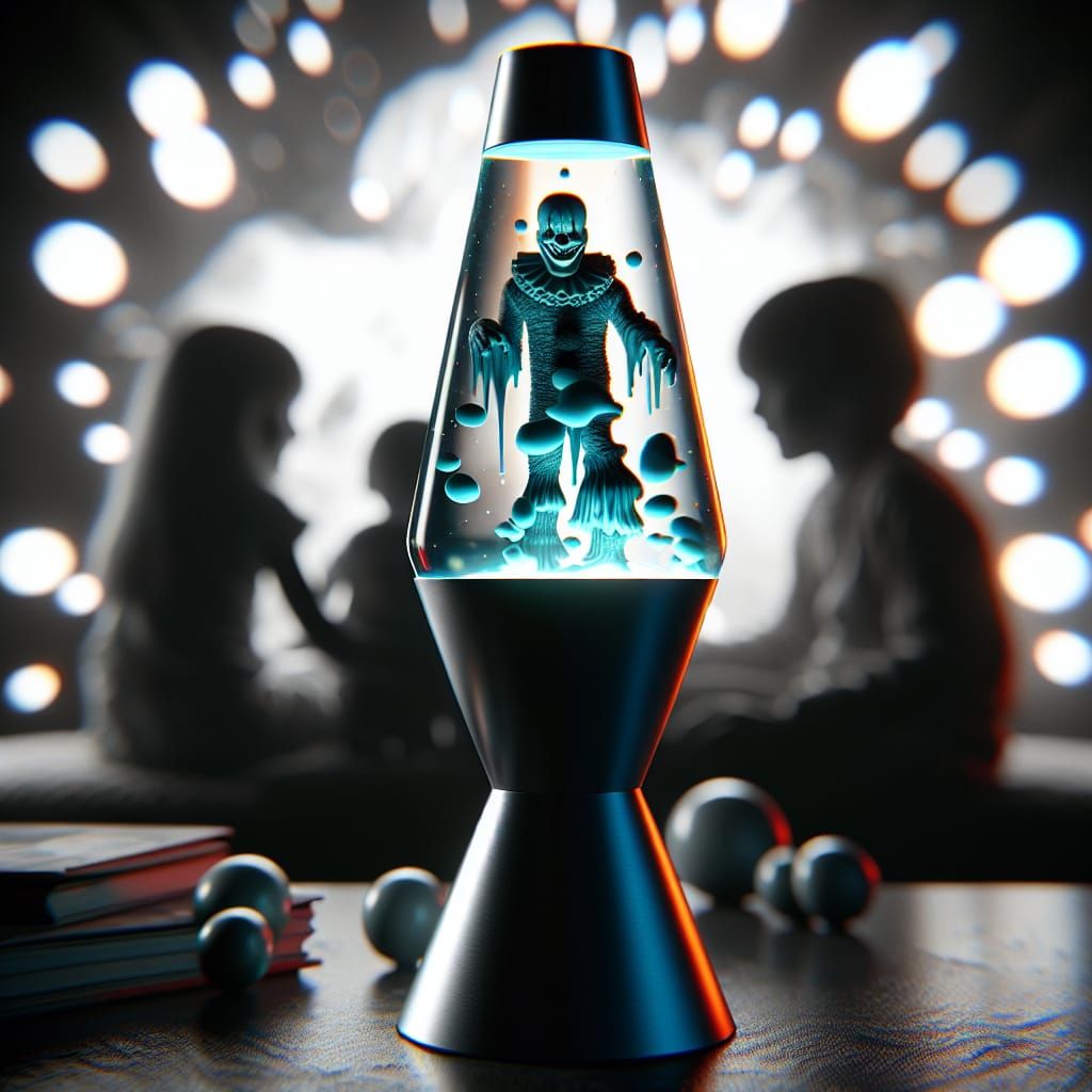 Creepy Time Lava Lamp II - AI Generated Artwork - NightCafe Creator
