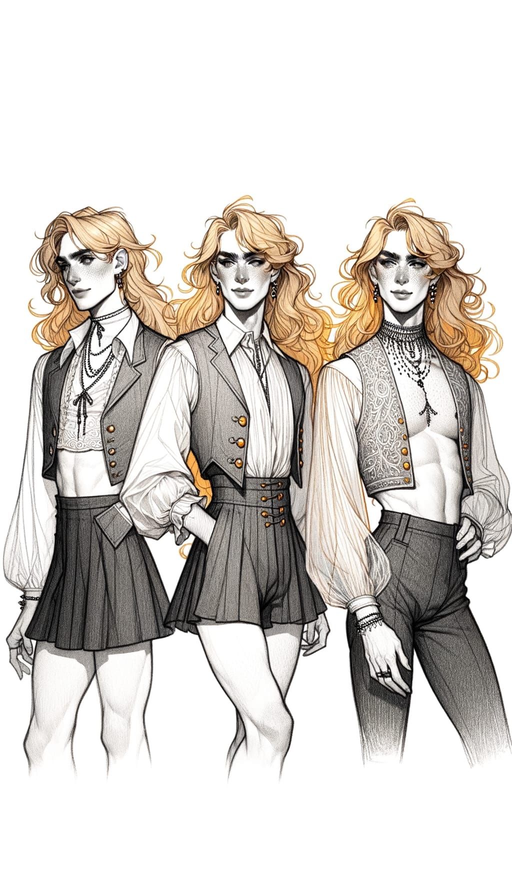 A minimalist, unrefined graphite pencil sketch with visible strokes of ...