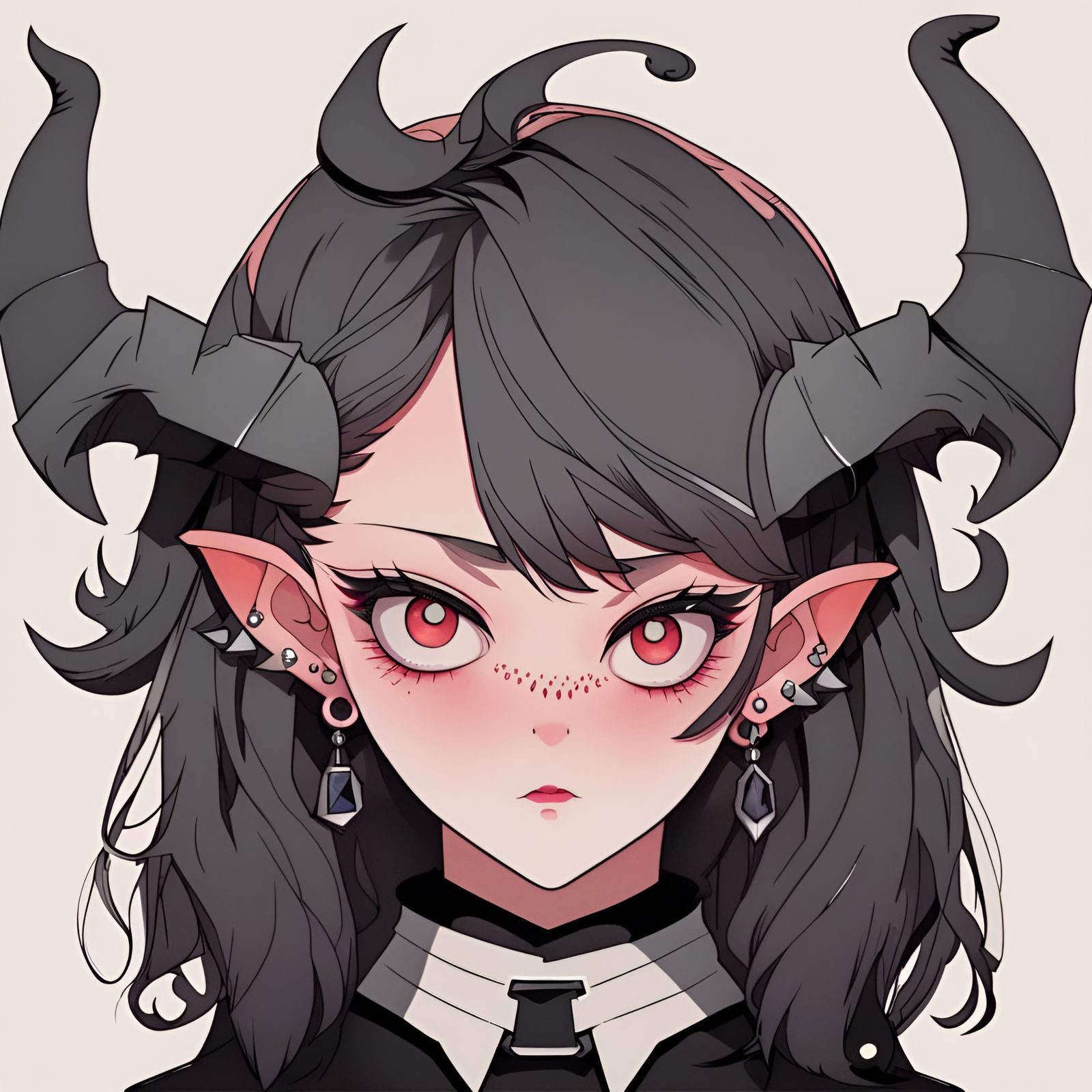 Cute Demon Girl - AI Generated Artwork - NightCafe Creator