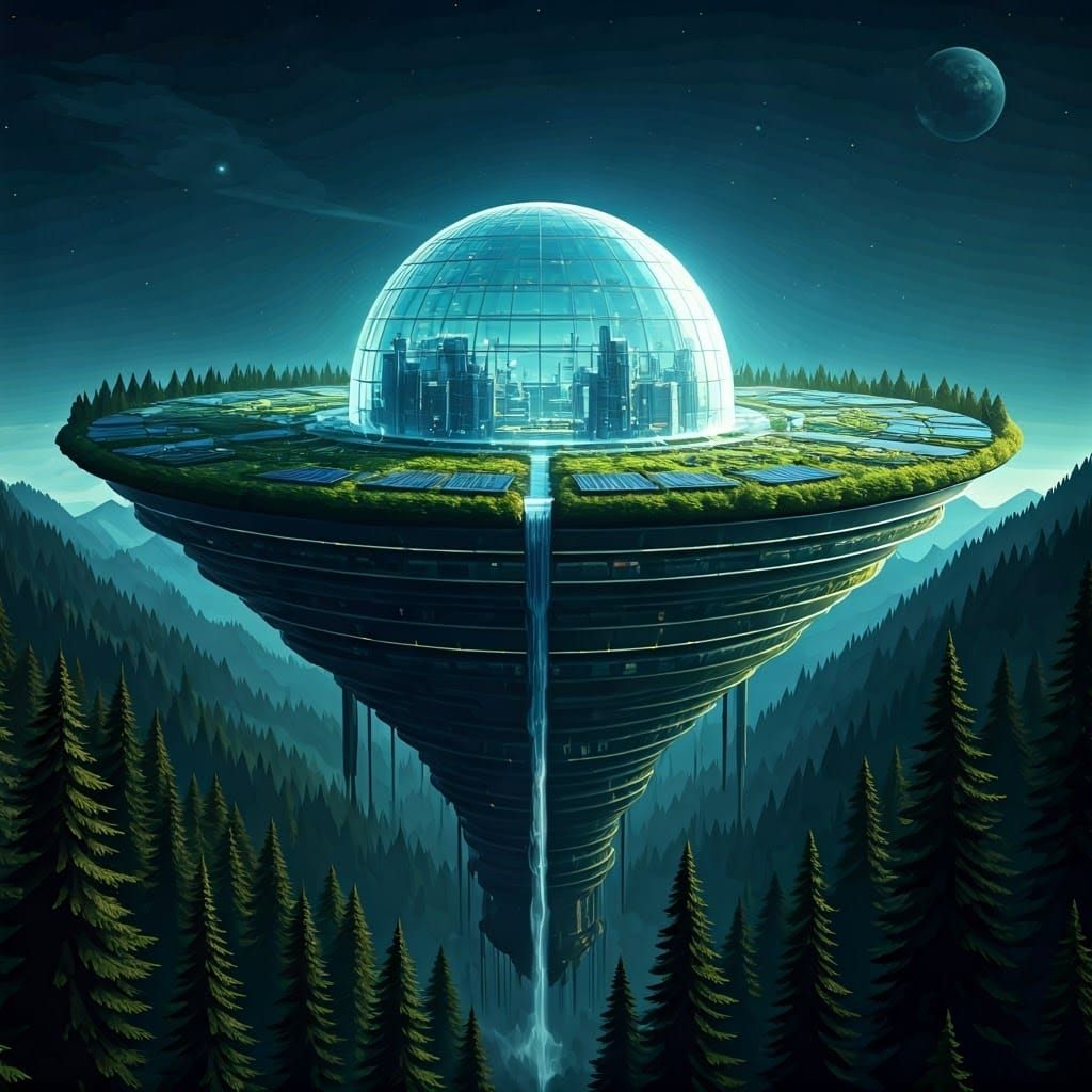 Solarpunk Settlement Daily Challenge #915