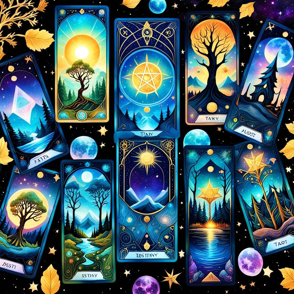 Fantasy tarot cards - AI Generated Artwork - NightCafe Creator