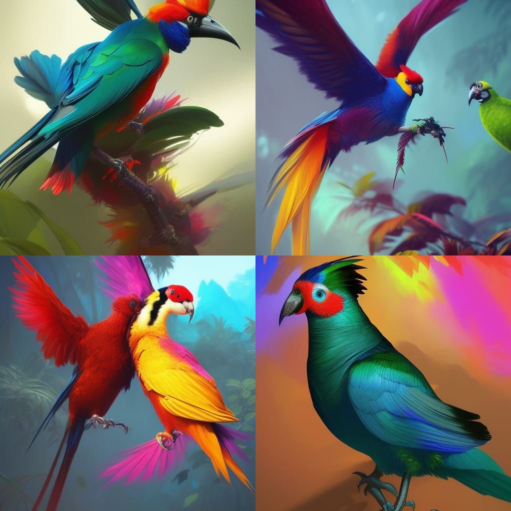 Exotic birds that have evolved thousands of years in brilliant ...