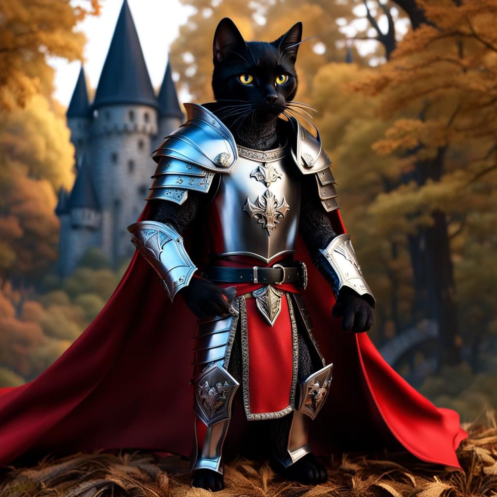 Cat Knight - AI Generated Artwork - NightCafe Creator