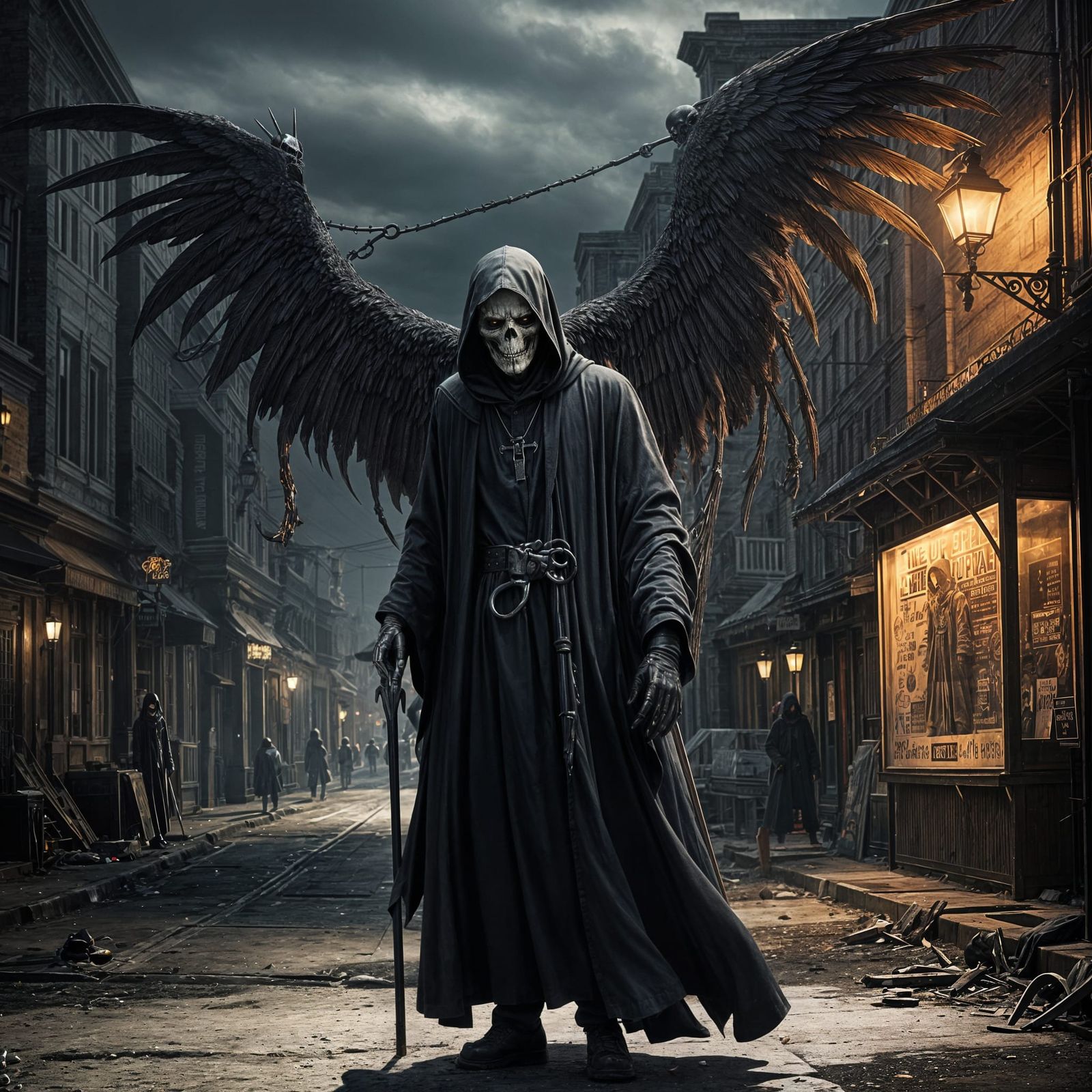 The Grim Reaper stands waiting for your soul