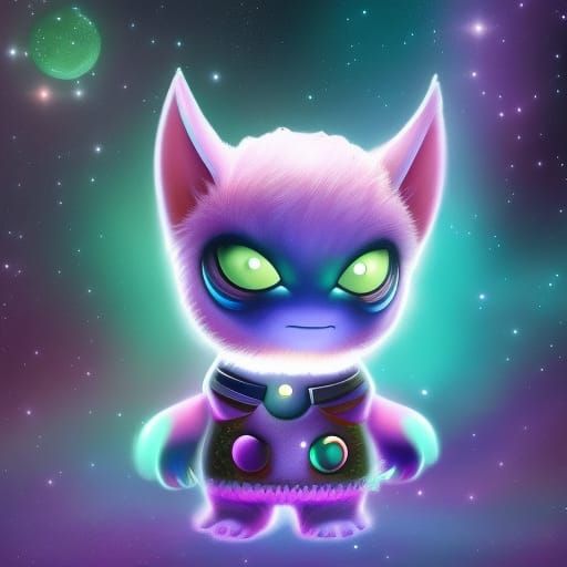 Cutest Alien Monster - AI Generated Artwork - NightCafe Creator