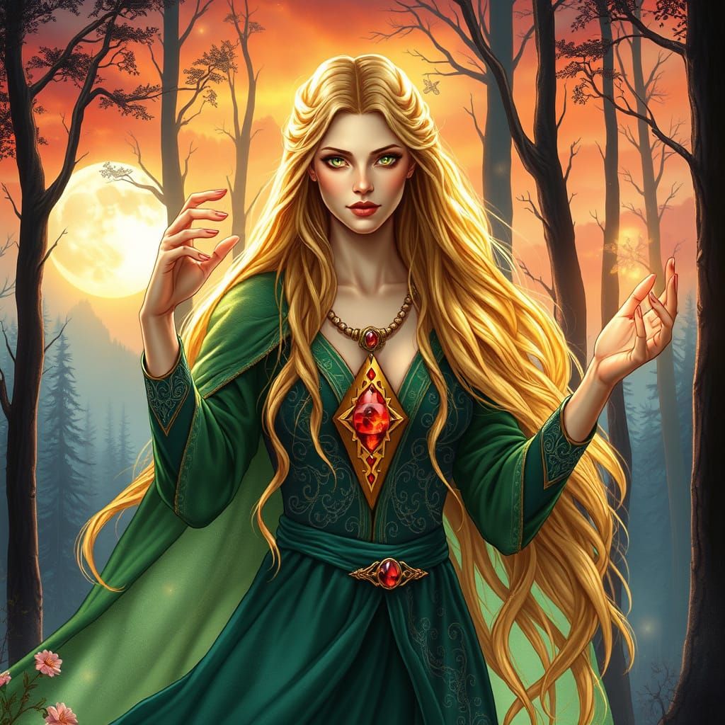 Norse mythology FReya seidr magic - Freya Weaves Seidr Magic...