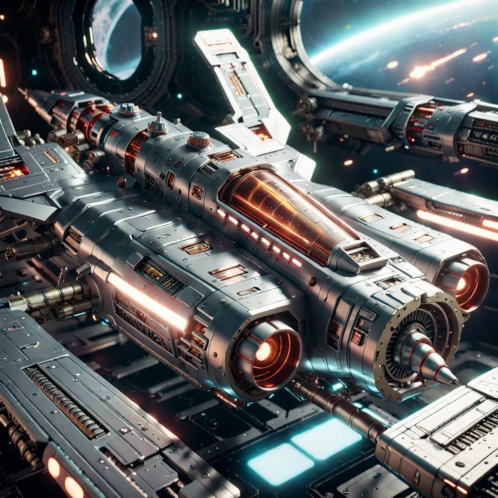 spaceship - AI Generated Artwork - NightCafe Creator