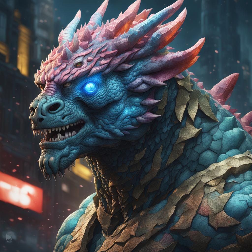 Kaiju No.8 - AI Generated Artwork - NightCafe Creator