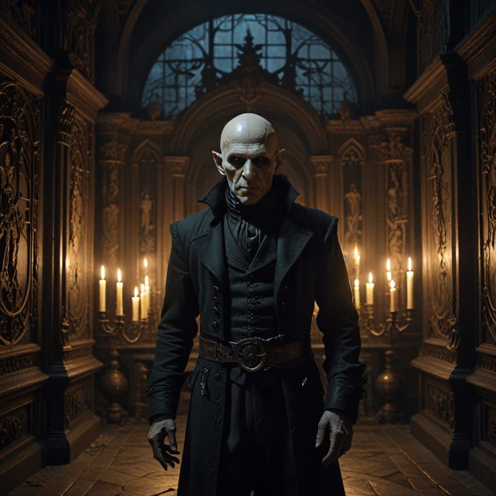 A hyperrealistic, highly-detailed 4k picture of a detailed Pinhead from ...