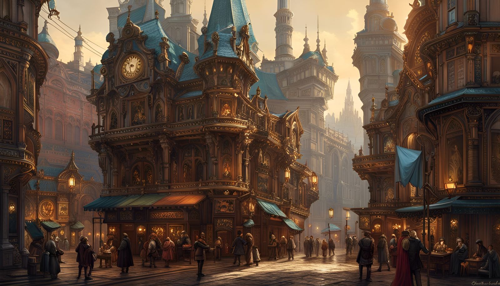 City Landscape - AI Generated Artwork - NightCafe Creator