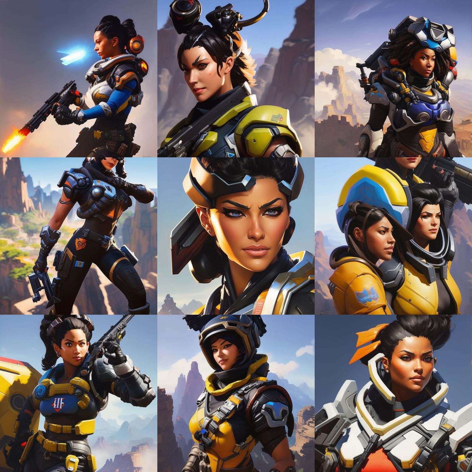 Vantage from Apex Legends as overwatch character. - AI Generated ...