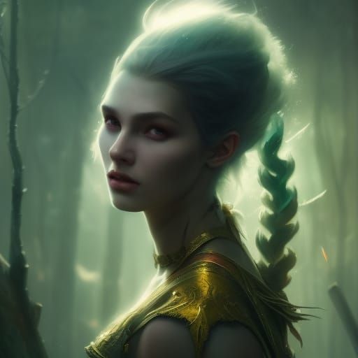 High general of the forrest of myst - AI Generated Artwork - NightCafe ...